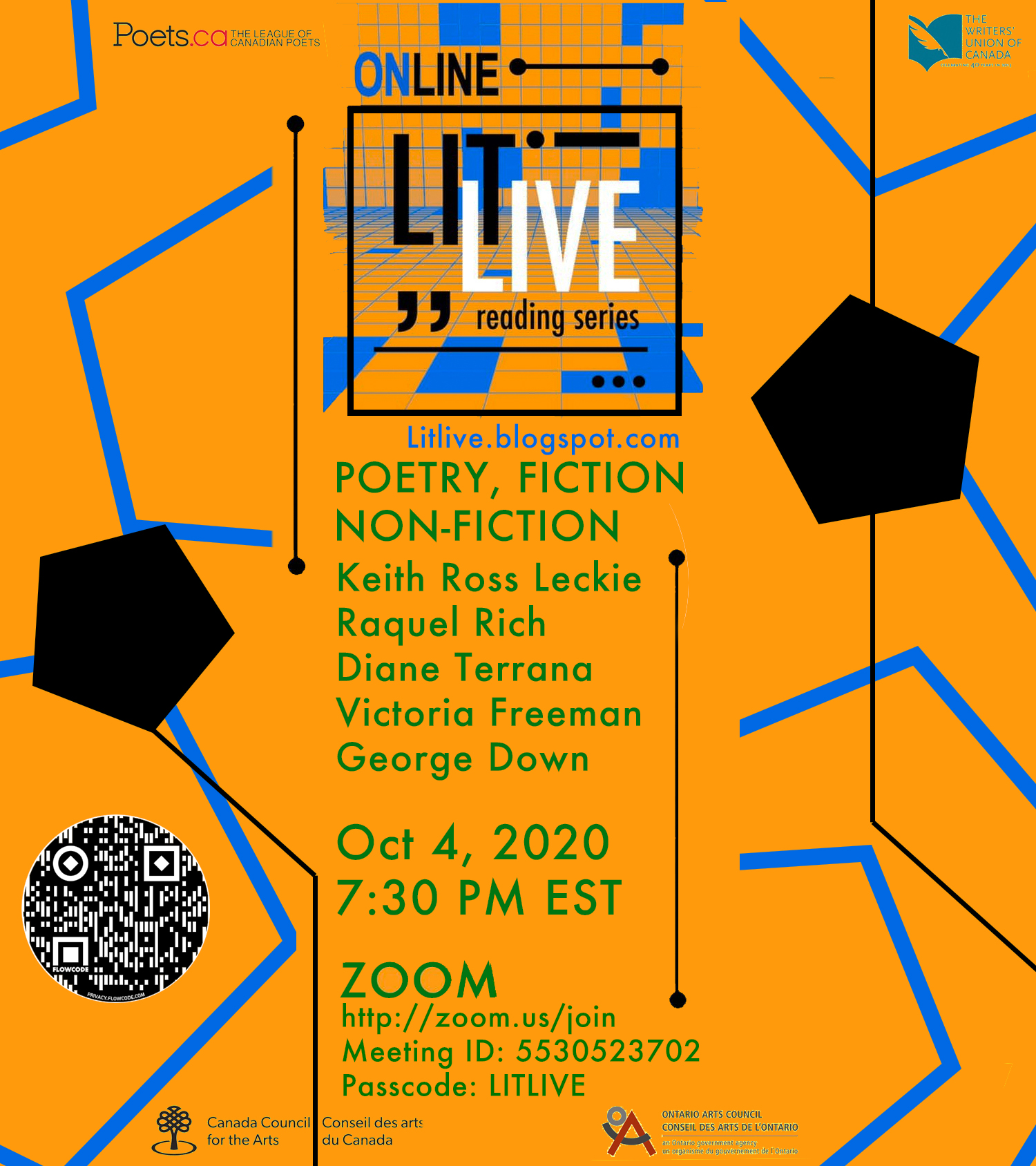 Public Speaking, Podcasts and Literary Readings – Victoria Freeman